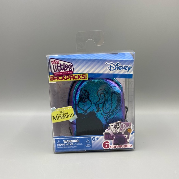Disney | Toys | Disneys Real Littles Ursula Mini Backpack Purple Little ...